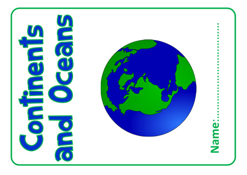 CONTINENTS AND OCEANS -GEOGRAPHY KS1-2 WORLD MAPS EARTH | Teaching ...