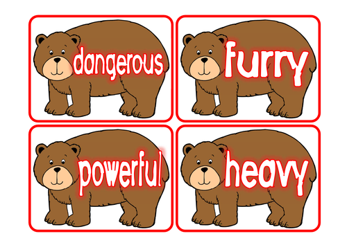 BEARS TEACHING RESOURCES SCIENCE ANIMALS EYFS KS 1-2 ROLE PLAY LITERACY ...