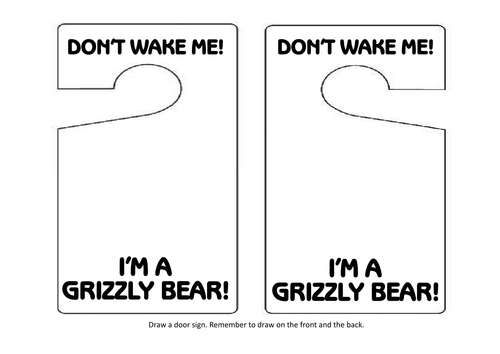 BEARS TEACHING RESOURCES SCIENCE ANIMALS EYFS KS 1-2 ROLE PLAY LITERACY ...