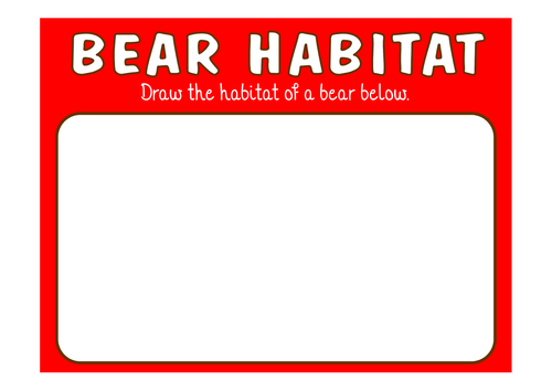 BEARS TEACHING RESOURCES SCIENCE ANIMALS EYFS KS 1-2 ROLE PLAY LITERACY ...