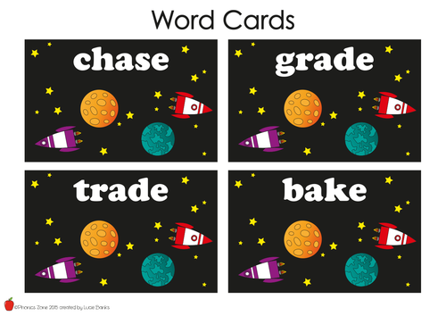 a-e Phonics Game 'Space Race' | Teaching Resources