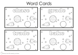 a-e Phonics Game 'Space Race' | Teaching Resources
