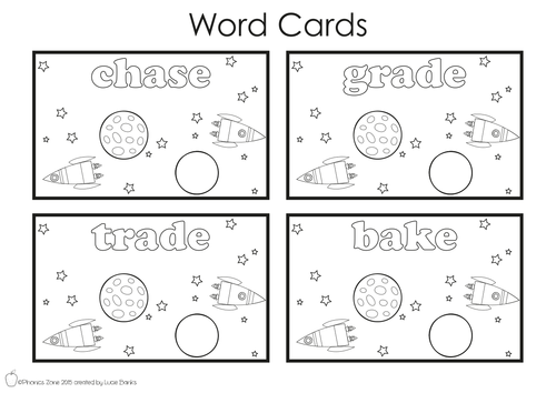 a-e Phonics Game 'Space Race' | Teaching Resources