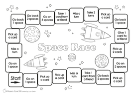 a-e Phonics Game 'Space Race' | Teaching Resources