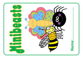 MINIBEASTS INSECTS SCIENCE RESOURCES EARLY YEARS KS1-2 DISPLAY ANIMALS ...