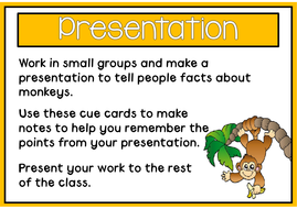 MONKEYS PRIMATES TEACHING RESOURCES KEY STAGE 1-2 SCIENCE DISPLAY ...