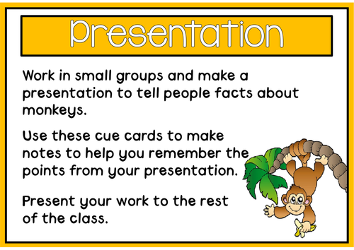MONKEYS PRIMATES TEACHING RESOURCES KEY STAGE 1-2 SCIENCE DISPLAY ...