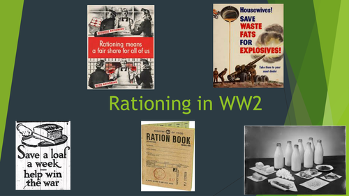 Rationing in WW2 | Teaching Resources