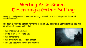 Gothic Scheme of Work - Edexcel Language 9-1 | Teaching Resources
