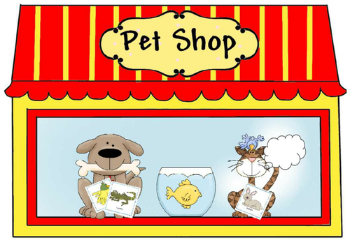 PET SHOP ROLE PLAY TEACHING RESOURCES EYFS KS 1-2 SCIENCE ANIMALS FACE ...