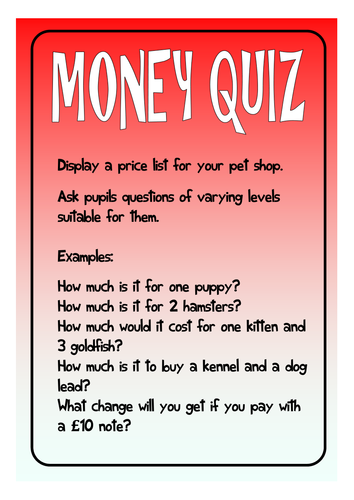 PET SHOP ROLE PLAY TEACHING RESOURCES EYFS KS 1-2 SCIENCE ANIMALS FACE ...