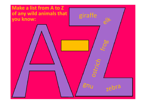 WORLD ANIMALS AFRICA USA AUSTRALIA TEACHING RESOURCES DISPLAY SCIENCE ...