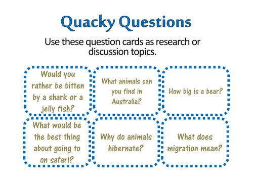 WORLD ANIMALS AFRICA USA AUSTRALIA TEACHING RESOURCES DISPLAY SCIENCE ...