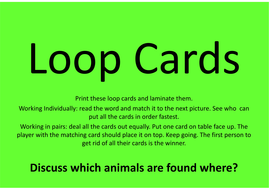 WORLD ANIMALS AFRICA USA AUSTRALIA TEACHING RESOURCES DISPLAY SCIENCE ...