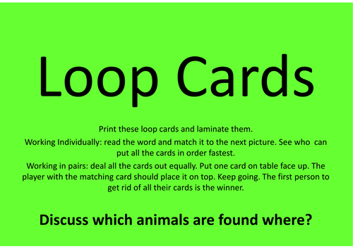 WORLD ANIMALS AFRICA USA AUSTRALIA TEACHING RESOURCES DISPLAY SCIENCE ...