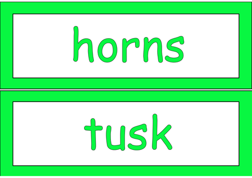 WORLD ANIMALS AFRICA USA AUSTRALIA TEACHING RESOURCES DISPLAY SCIENCE ...