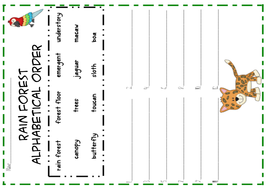 RAINFOREST RESOURCES EARLY YEARS KEY STAGE 1-2 JUNGLE ANIMAL DISPLAY ...