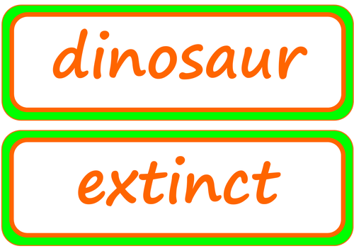 DINOSAUR TEACHING RESOURCES SCIENCE HISTORY KEY STAGE 1-2 DISPLAY ...