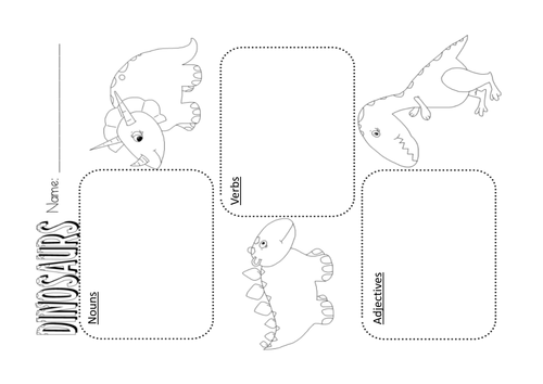 DINOSAUR TEACHING RESOURCES SCIENCE HISTORY KEY STAGE 1-2 DISPLAY ...