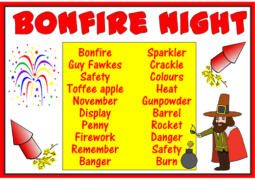 BONFIRE NIGHT, GUY FAWKES resources Gunpowder plot fireworks KS1 KS2 ...