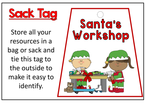 SANTA'S TOY WORKSHOP ROLE PLAY TEACHING RESOURCES CHRISTMAS DISPLAY ...