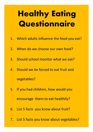 HEALTHY EATING TEACHING RESOURCES KS1 KS2 KS3 FOOD TECHNOLOGY DISPLAY ...