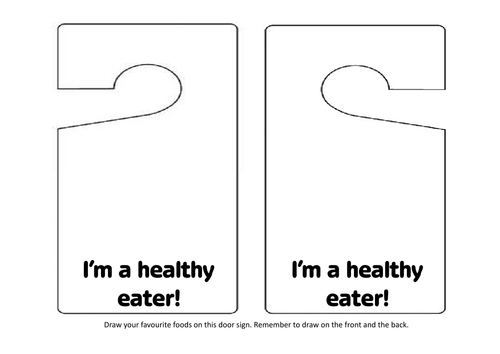 HEALTHY EATING TEACHING RESOURCES KS1 KS2 KS3 FOOD TECHNOLOGY DISPLAY ...