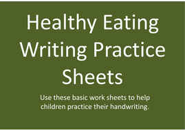 HEALTHY EATING TEACHING RESOURCES KS1 KS2 KS3 FOOD TECHNOLOGY DISPLAY ...