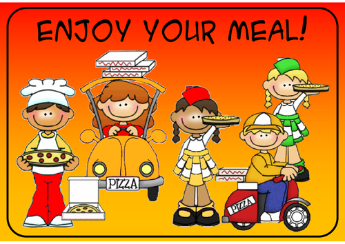 PIZZA DELIVERY SHOP ROLE PLAY FOOD HEALTHY EATING EARLY YEARS KEY STAGE ...