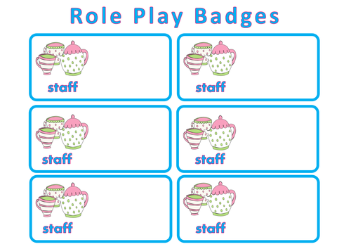 CAFE ROLE PLAY TEACHING RESOURCES DRAWING EYFS FOOD HEALTHY EATING ...