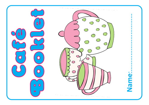 CAFE ROLE PLAY TEACHING RESOURCES DRAWING EYFS FOOD HEALTHY EATING ...