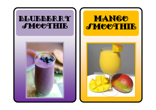 CAFE ROLE PLAY TEACHING RESOURCES DRAWING EYFS FOOD HEALTHY EATING ...