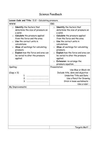 NEW KS3 SCIENCE CONTACT AND NON-CONTACT FORCES TRACKING, FEEDBACK AND ...