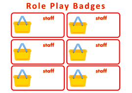 SUPERMARKET ROLE PLAY TEACHING RESOURCES KS1-2 FOOD SCIENCE EYFS MONEY ...
