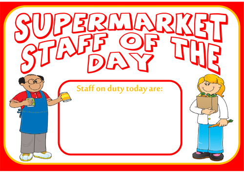 SUPERMARKET ROLE PLAY TEACHING RESOURCES KS1-2 FOOD SCIENCE EYFS MONEY ...