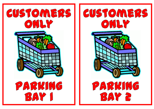 SUPERMARKET ROLE PLAY TEACHING RESOURCES KS1-2 FOOD SCIENCE EYFS MONEY ...