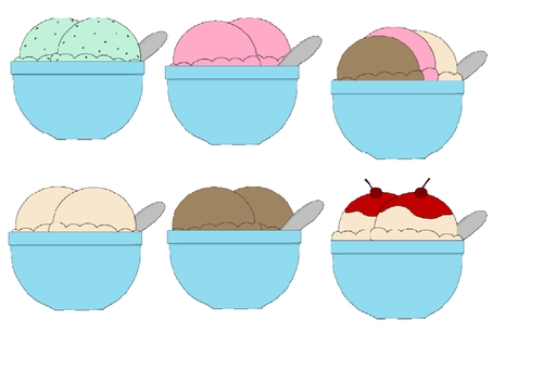 ICE-CREAM PARLOUR SHOP ROLE PLAY TEACHING RESOURCES KEY STAGE 1-2 FOOD ...