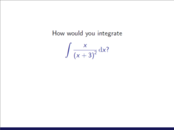 Integration questions (A level maths C3 and C4): how would you work ...