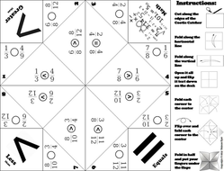 Comparing Fractions Cootie Catchers | Teaching Resources