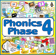 PHONICS PHASE 4 TEACHING RESOURCES LETTERS SOUNDS Key stage 1-2 ...