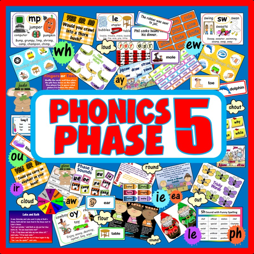 HUGE PHONICS PHASE 5 teaching resources, literacy, key stage 1, EYFS ...
