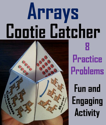 Arrays Cootie Catchers | Teaching Resources