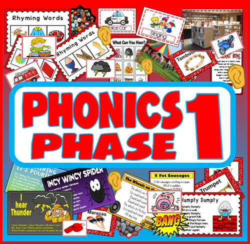 *PHONICS PHASES BUNDLE* PHASE 1, 2, 3, 4, 5, 6 - EARLY YEARS, KEY STAGE ...