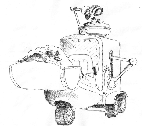 Cracking Contraptions! pictures (pencil line drawings), and suggested ...