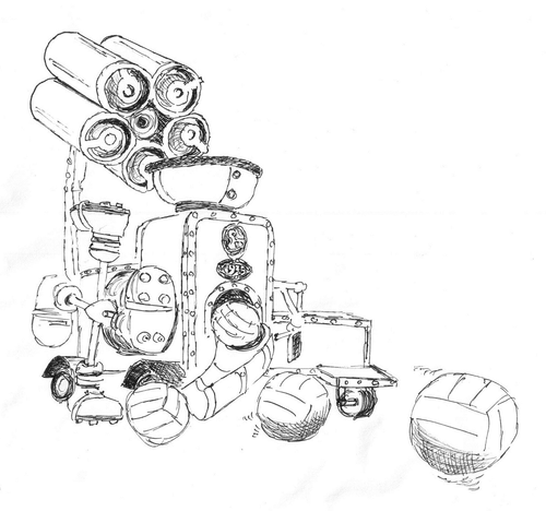 Cracking Contraptions! pictures (pencil line drawings), and suggested ...