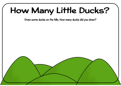 NUMBER RHYMES RESOURCES COUNTING ROLE PLAY EYFS KS1 MATHS NUMERACY ...