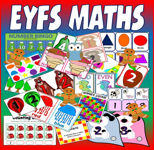 BUMPER MATHS TEACHING RESOURCES Early Years EYFS SEN Reception numeracy ...