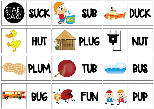 Phonics Game - Short U Sound | Teaching Resources