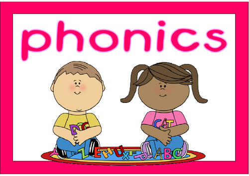 PINK PHONICS DISPLAY POSTERS TEACHING RESOURCES LITERACY ENGLISH EYFS ...