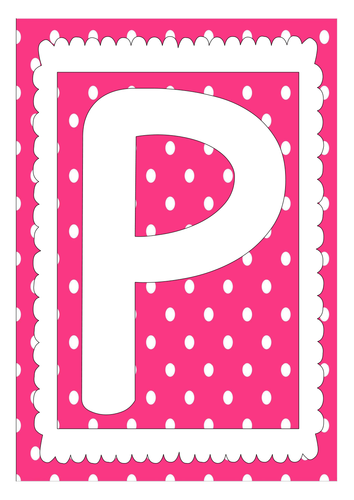 PINK PHONICS DISPLAY POSTERS TEACHING RESOURCES LITERACY ENGLISH EYFS ...